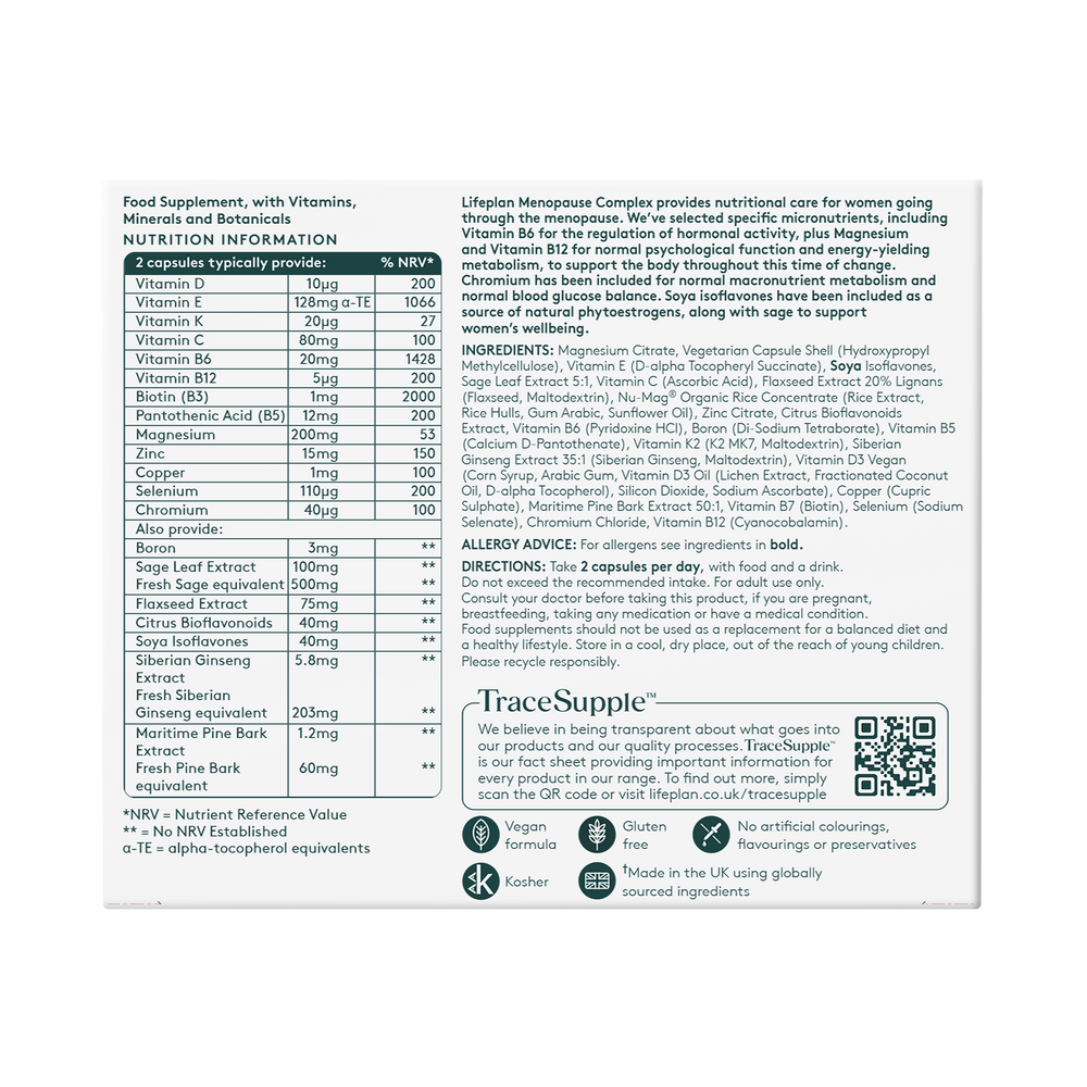 Menopause Complex | 60 Capsules