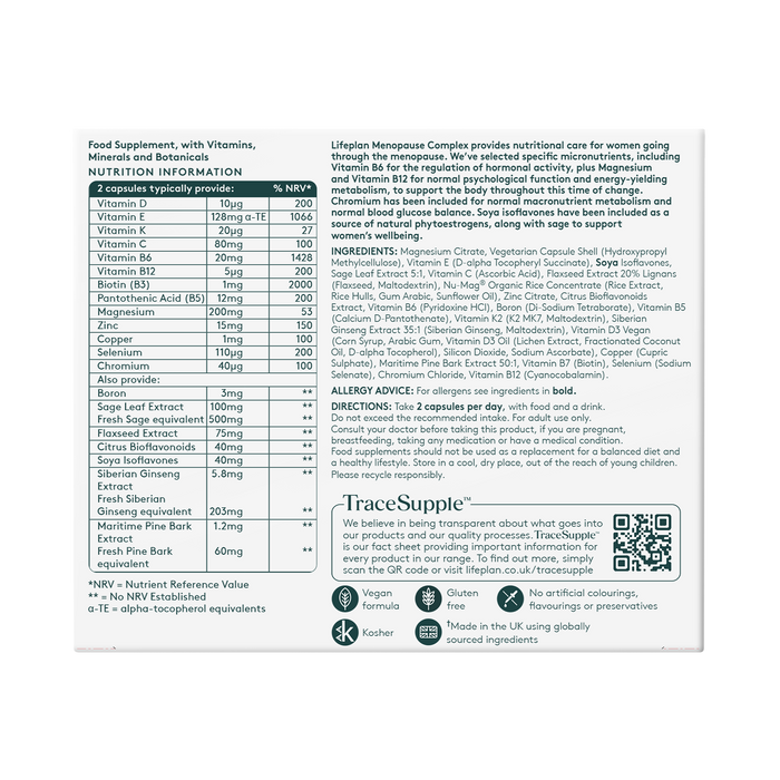 Menopause Complex | 60 Capsules