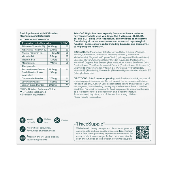 RelaxOn® Night | 60 Capsules